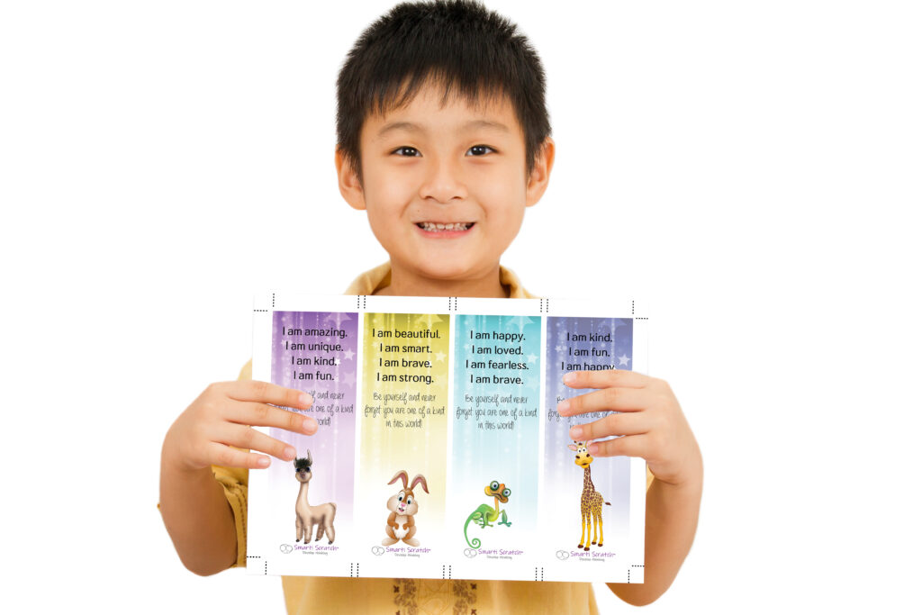 Inspirational bookmark for girls & boys - Lunch Box Notes